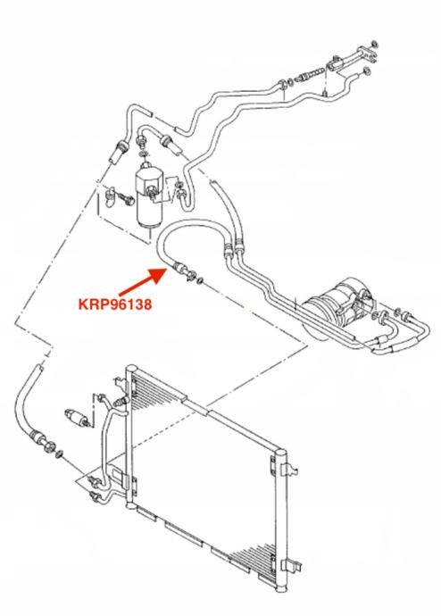CIJEV KLIME AUDI A6 C5 CRIJEVO KLIME AUDI A6 4B0260701B