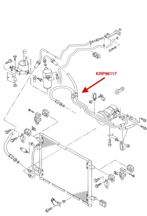 CIJEV KLIME AUDI A6 C5 CRIJEVO KLIME AUDI A6 8D0260707H