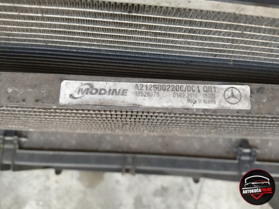 Hladnjak vode Mercedes W212 A2125002200 VL1427 + KLIME