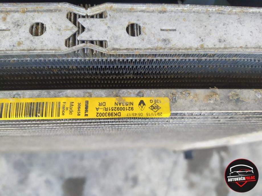 Hladnjak vode Nissan QASHQAI 14- 214101809R VL1420 + KLIME 921009251R