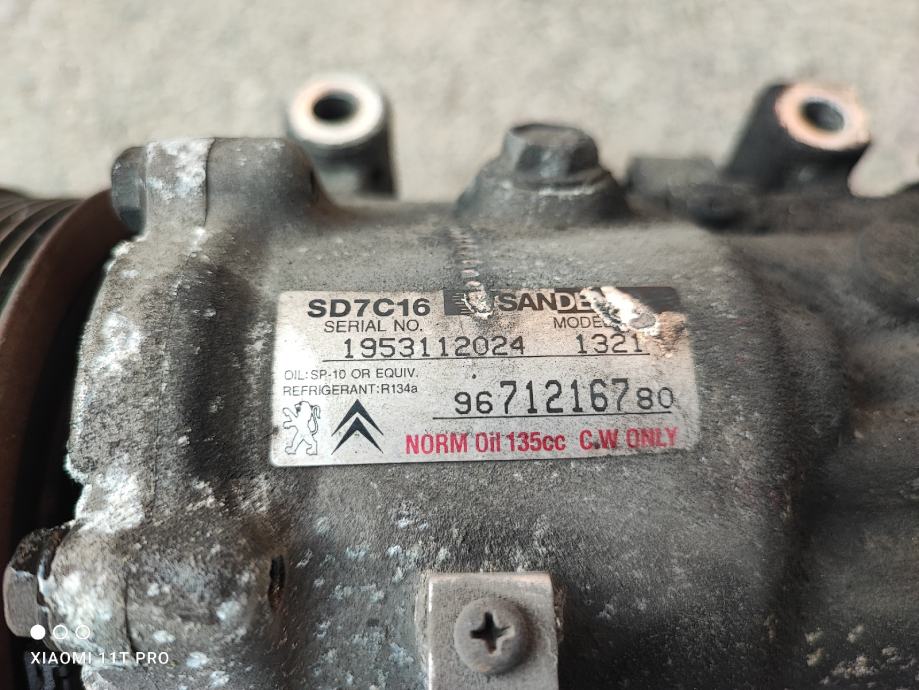 Peugeot 508 kompresor klime 9671216780