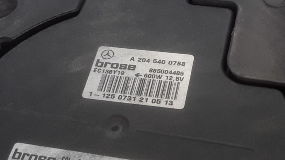 VENTILATOR HLADNJAKA A2049066802 A2045400788 MERCEDES E CLASS (W212)FA