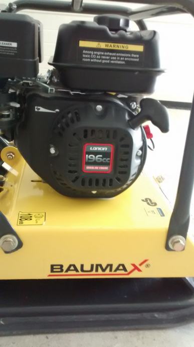 Vibro ploča VP 16/44 BAUMAX 100kg, kotači i podloga