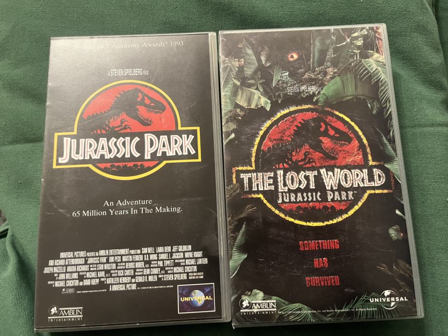 JURASSIC PARK 1 i 2-VHS