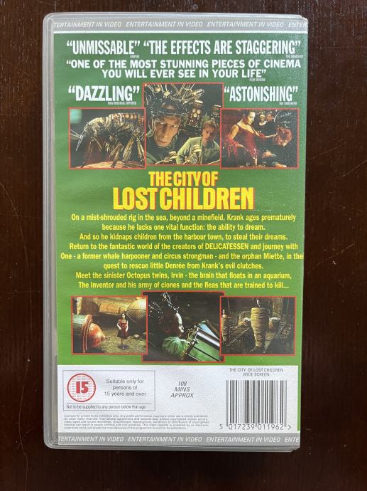 THE CITY OF LOST CHILDREN - VHS