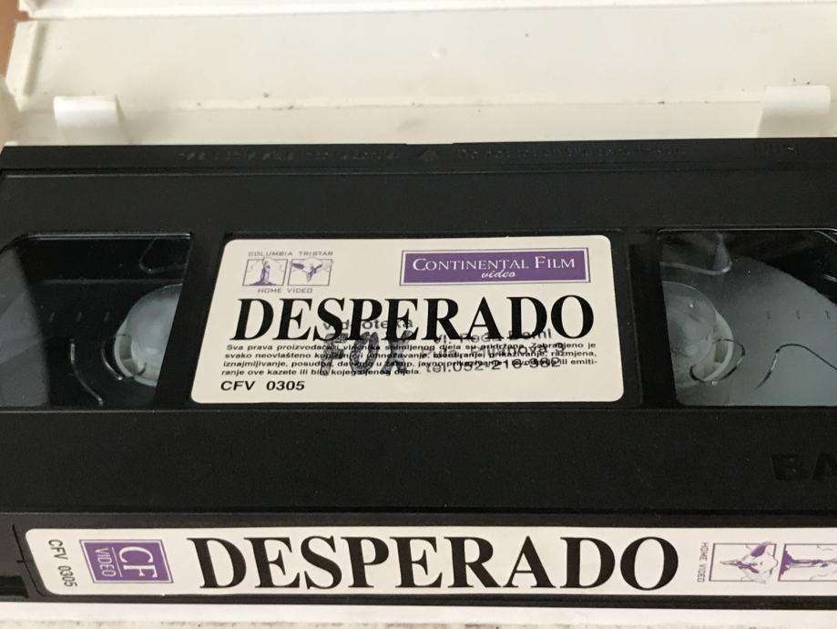 VHS Desperado (1995.) | Banderas + Hayek | hrv.titlovi| na engl.jeziku VHS Desperado (1995.) | Banderas + Hayek | hrv.titlovi| na engl.jeziku