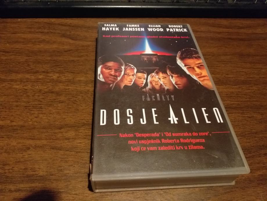 VHS KASETA DOSJE ALIEN THE FACULTY