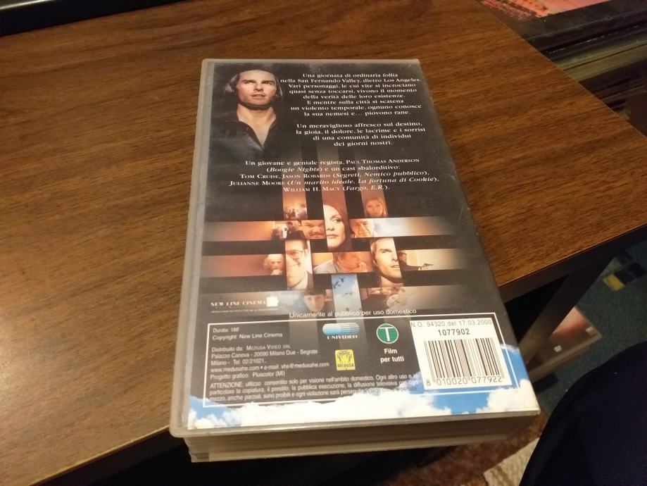 VHS KASETA MAGNOLIA TOM CRUISE