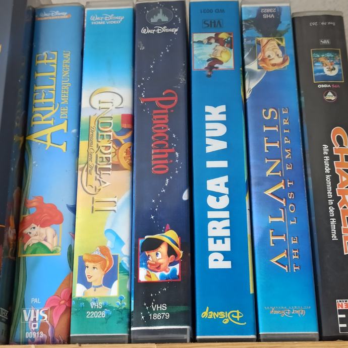 Walt Disney Classics VHS kazete, originali