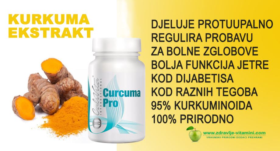Curcuma Pro Calivita, Ekstrakt kurkume