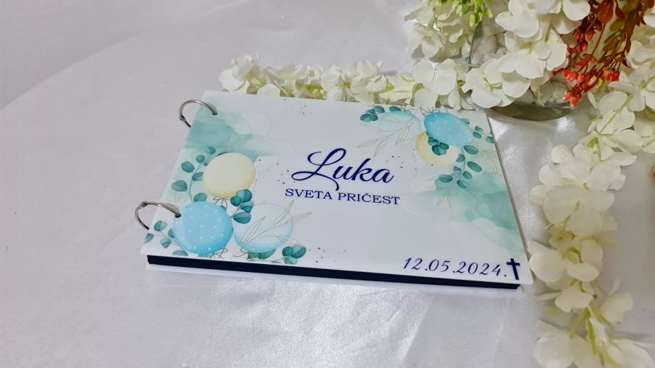 Personalizirani album za slike, dizajn prema željama, pleksiglas