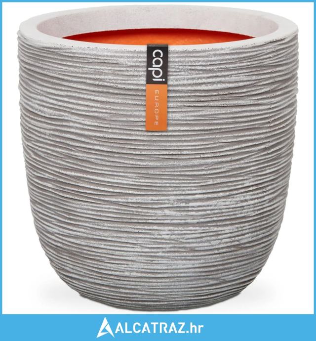 Capi posuda za sadnju Nature Rib 35 x 34 cm boja bjelokosti KOFI932