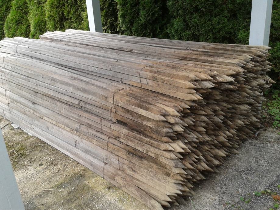 Naoštreni kolci (agacija) 2.5 x 2.5 x 200