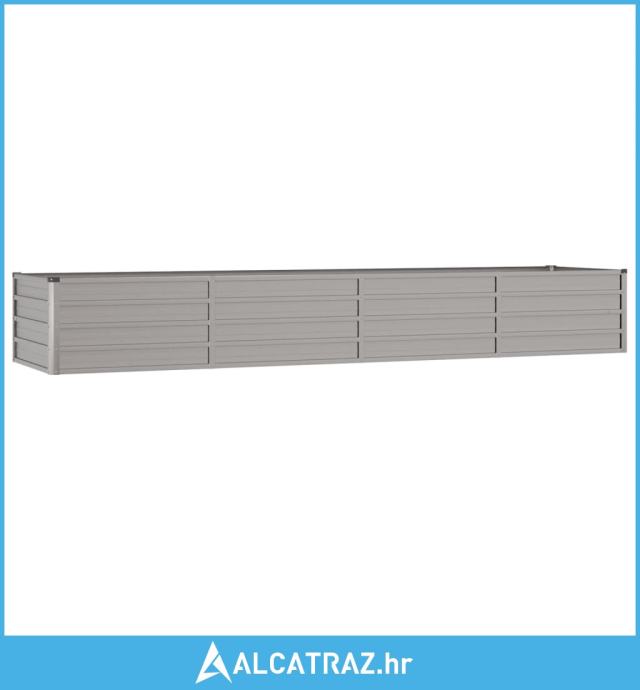 Povišena vrtna gredica boja hrđe 320 x 80 x 45 cm čelik COR-TEN - NOVO