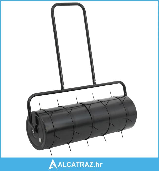 Vrtni valjak za travnjak sa stezaljkama za prozračivanje 63 L - NOVO