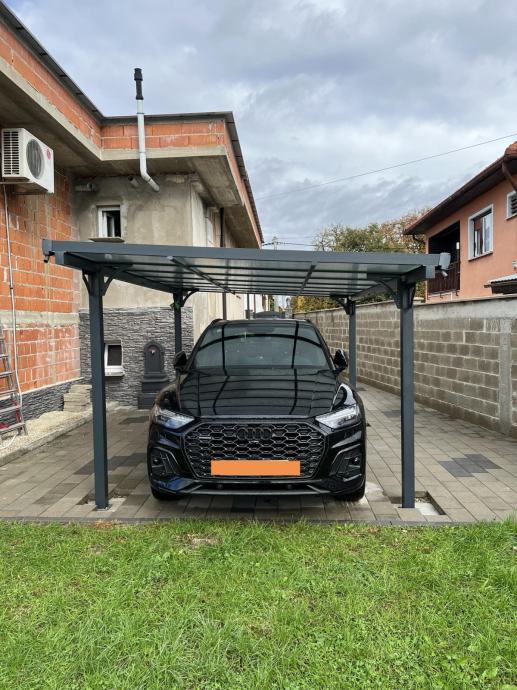 ALUMINIJASTA PERGOLA ILI NADSTREŠNICA ZA AUTO NOVO DOSTAVA