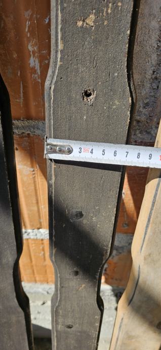 Drvene letvice za ogradu