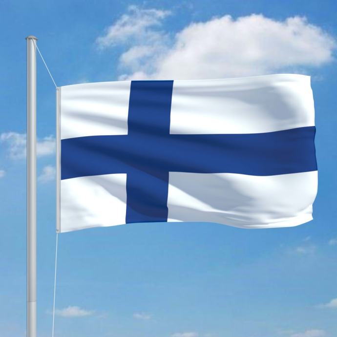 Finska zastava 90 x 150 cm - NOVO