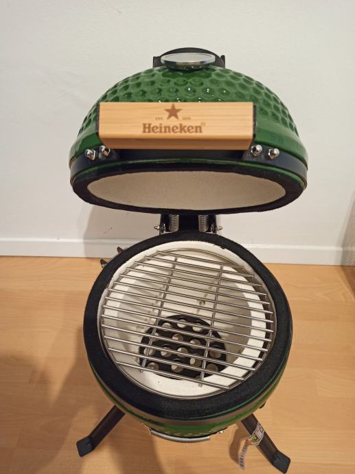 KAMADO ROŠTILJ - BBQ mini roštilj - grill Heineken