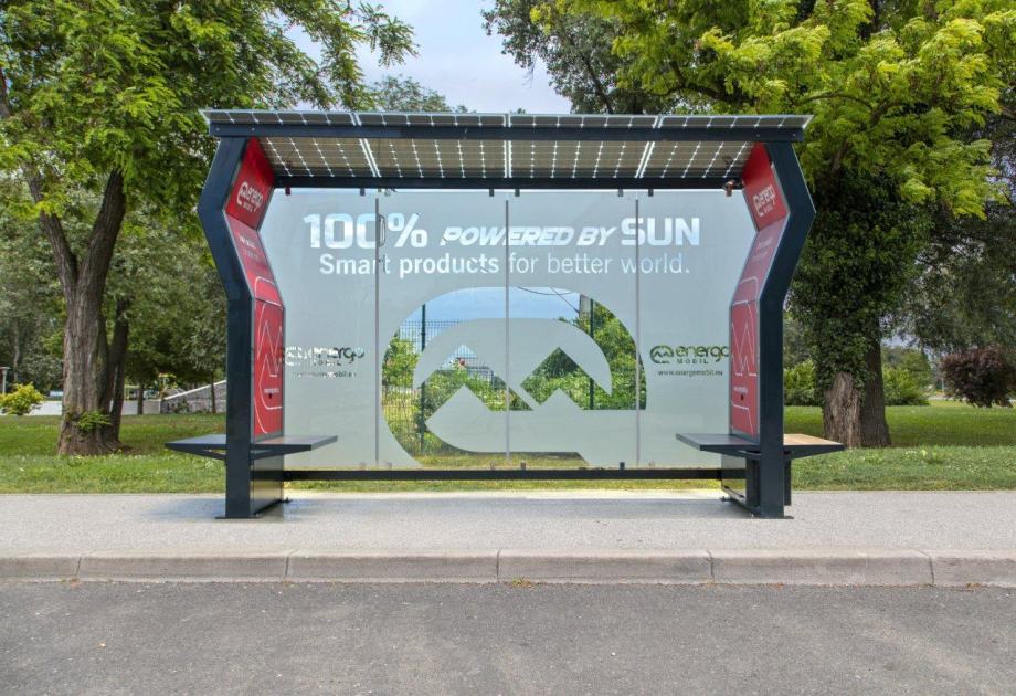 SOLAR BUS STATION-Energomobil Smart products