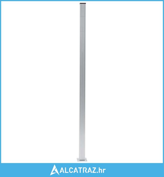 Stupovi za ogradu 3 kom aluminijski 185 cm - NOVO