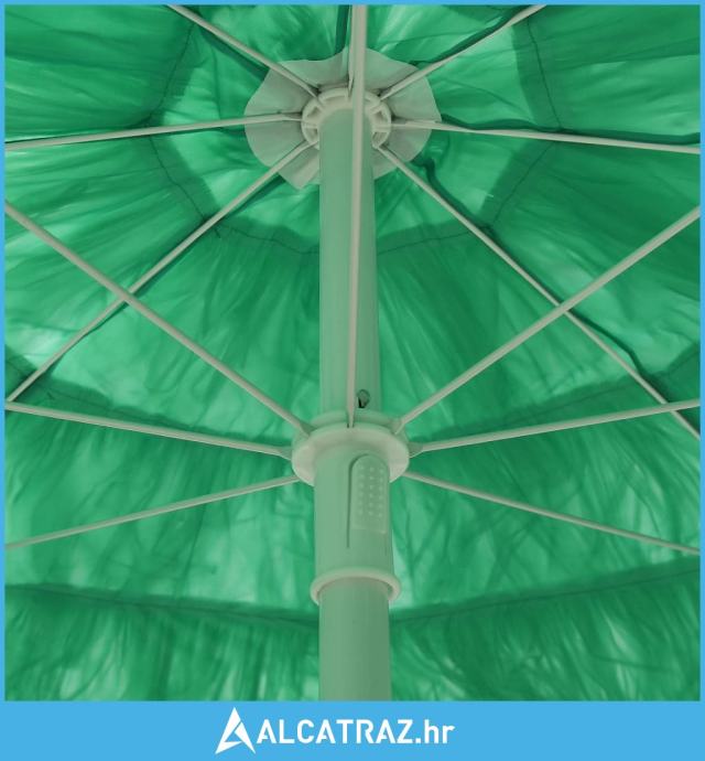 Suncobran za plažu zeleni 180 cm - NOVO