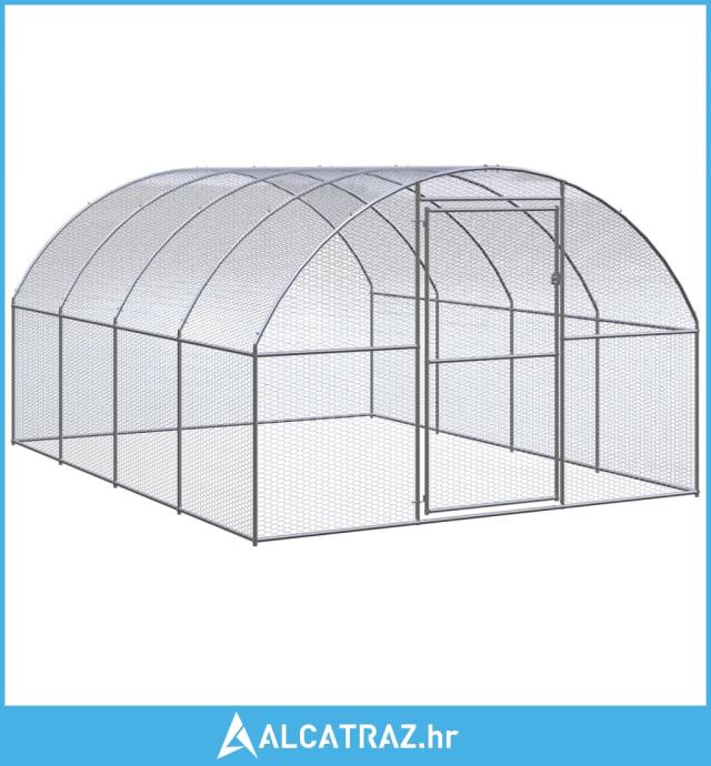 Vanjski kokošinjac 3 x 4 x 2 m od pocinčanog čelika - NOVO