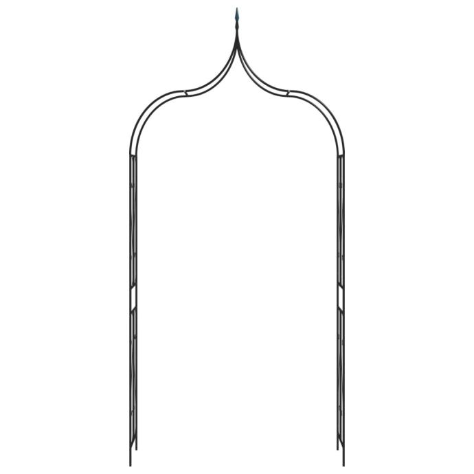 Vrtni Luk Crni 120 X 38 X 258 Cm eljezni NOVO vrtni-luk-crni-120-x-38-x-258-cm-eljezni-novo
