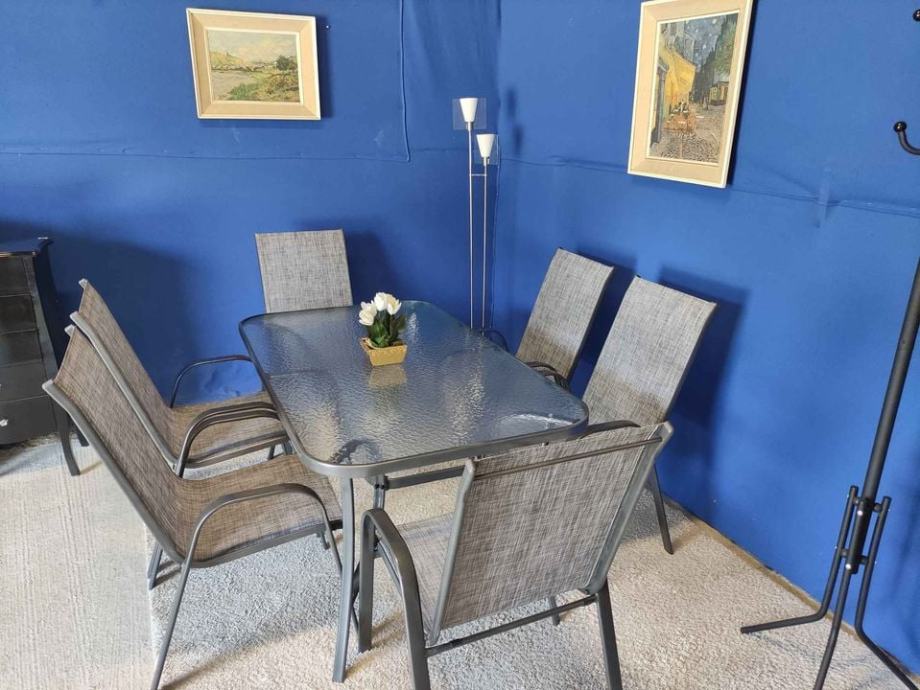 NOVI ASORTIMAN VRTNOG NAMJEŠTAJA!!! Stol za Terasu Stakleni 750 kn