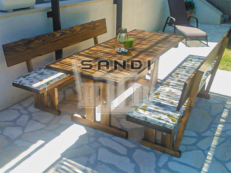 DRVENI STOLOVI I KLUPE