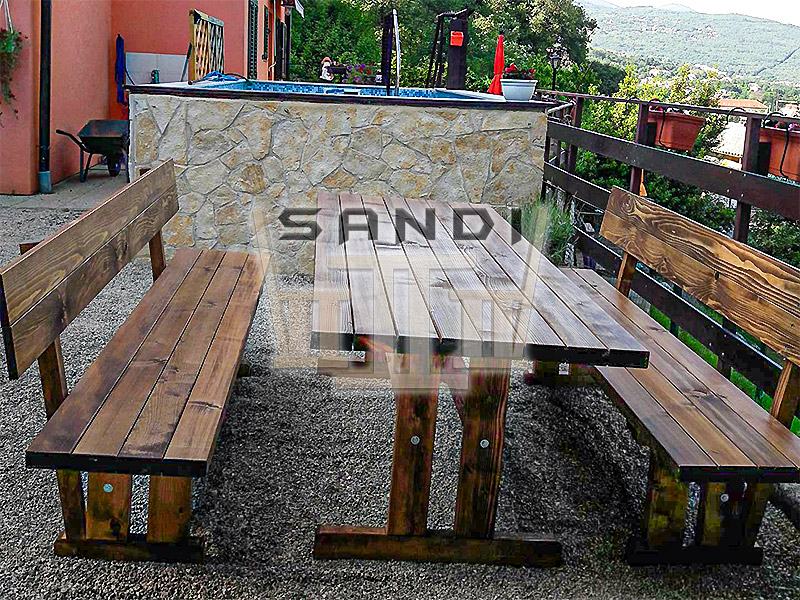 DRVENI STOLOVI I KLUPE