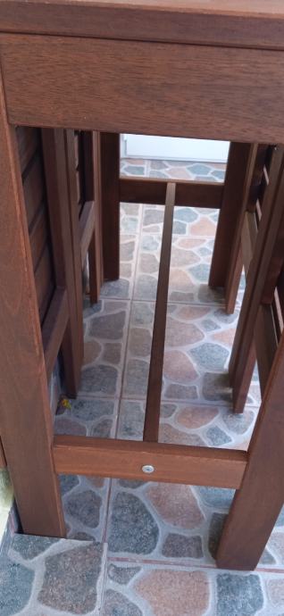 stol vanjski balkonski