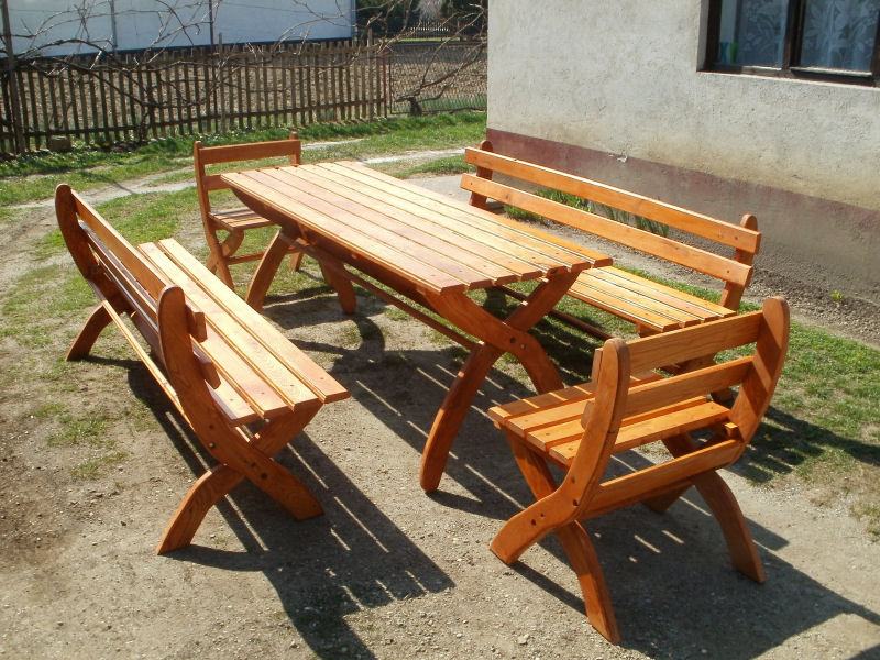 Vrtna garnitura puno drvo - jasen