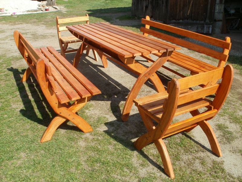 Vrtna garnitura puno drvo - jasen