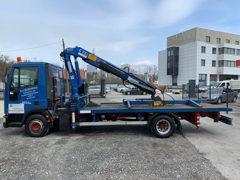 Iveco Eurocargo 100E180 Pauk Kran Fassi F95 + kriz za vozila, 2002 god.