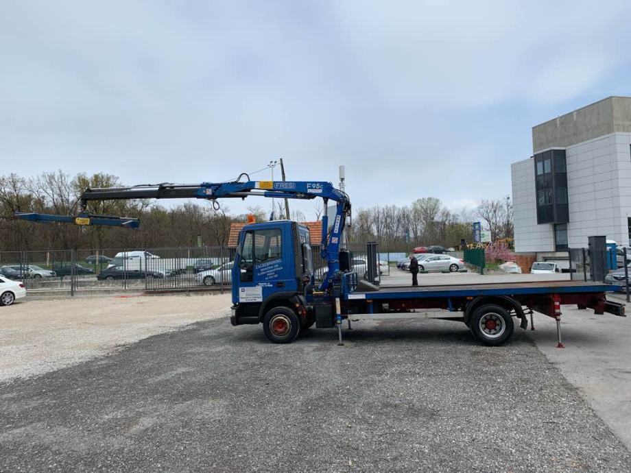 Iveco Eurocargo 100E180 Pauk Kran Fassi F95 + kriz za vozila, 2002 god.