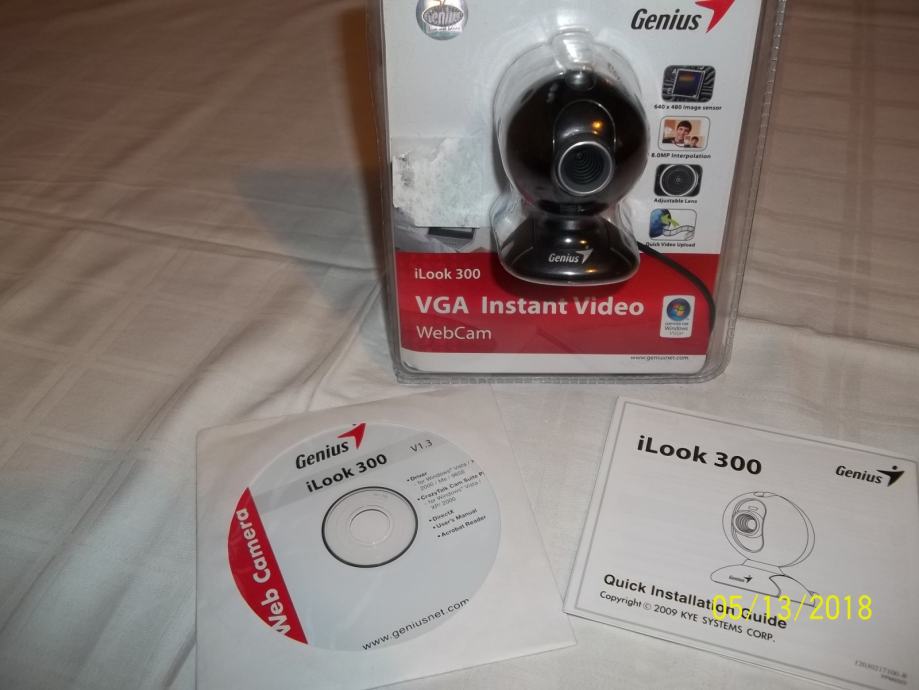 Genius iLOOK 300 web camera 8.0MP - NOVO!