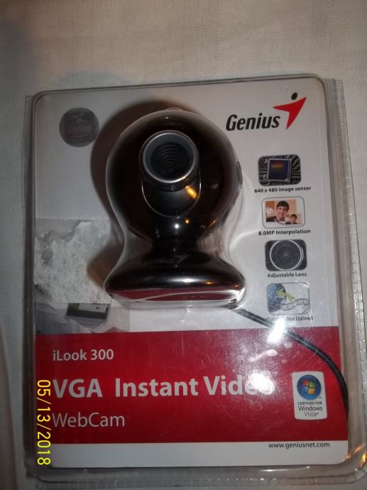 Genius iLOOK 300 web camera 8.0MP - NOVO!
