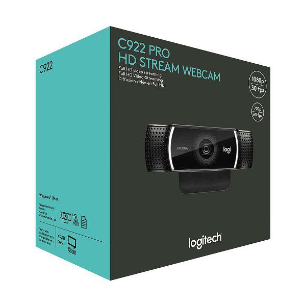 LOGITECH C922 PRO HD STREAM WEB KAMERA. NOVO! R1/ RATE!