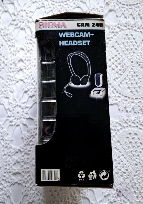 SIGMA WEBCAM + HEADSET