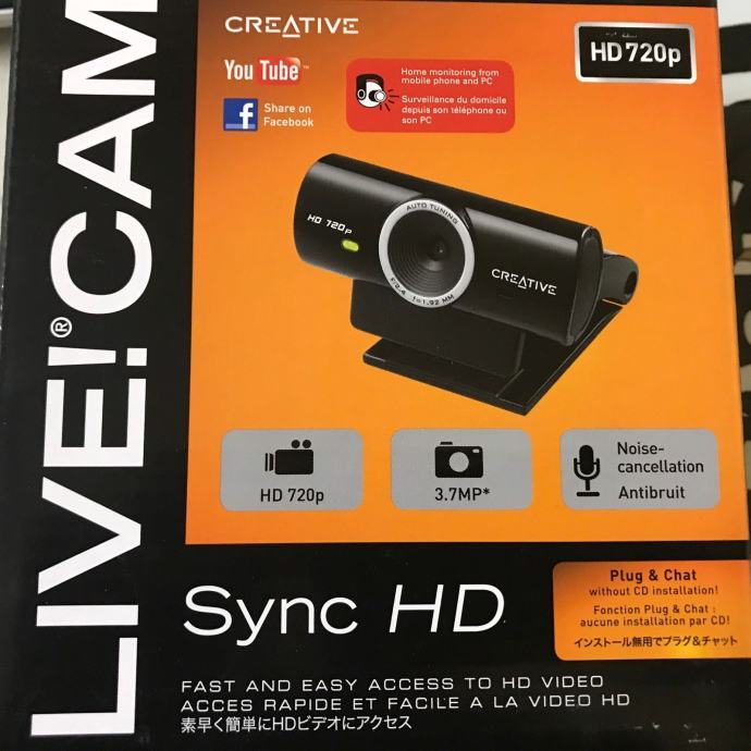 Web kamera Creative Labs Live! Cam Sync HD USB