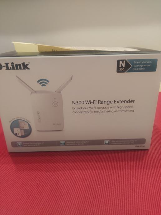 D-Link Wireless N300 WiFi Range Extender P/N: DAP-1325/E (0)