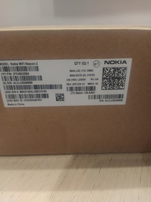 NOKIA BEACON 2 WIFI 6 MESH pojačivač
