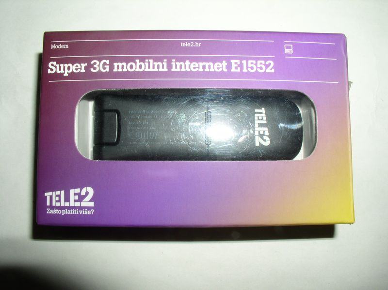 3G mobilni internet E1552 TELE2 - NOVO