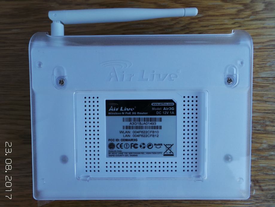 AIR LIVE AIR3G 802.11N 3G ROUTER, novo, zapakirano.