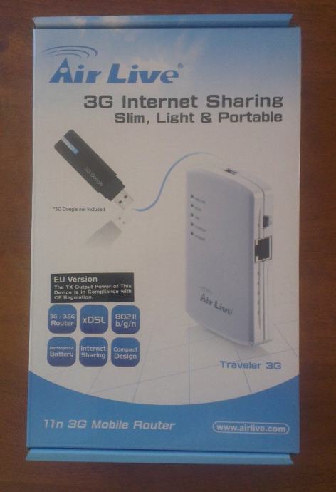 AirLive Traveler3G 802.11bgn 3G Mobile Wireless Router Access Point