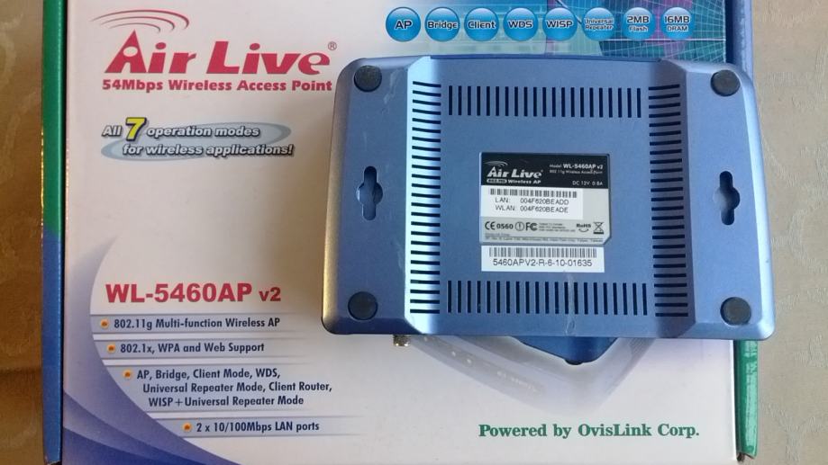 AirLive WL-5460AP v2 wireless access point AP