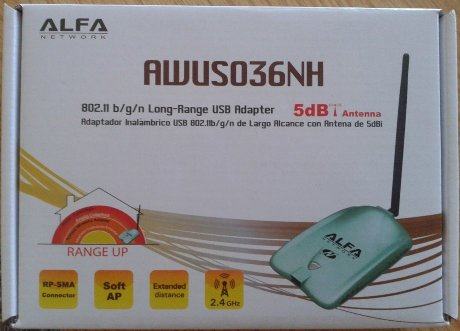ALFA R36 Router + Alfa Wireless-N 802.11n WiFi USB AWUS036NH