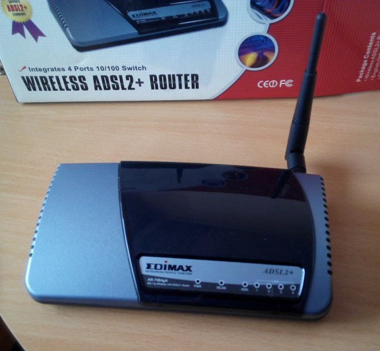 Edimax AR7084gA Wireless ADSL2+ modem router Optima