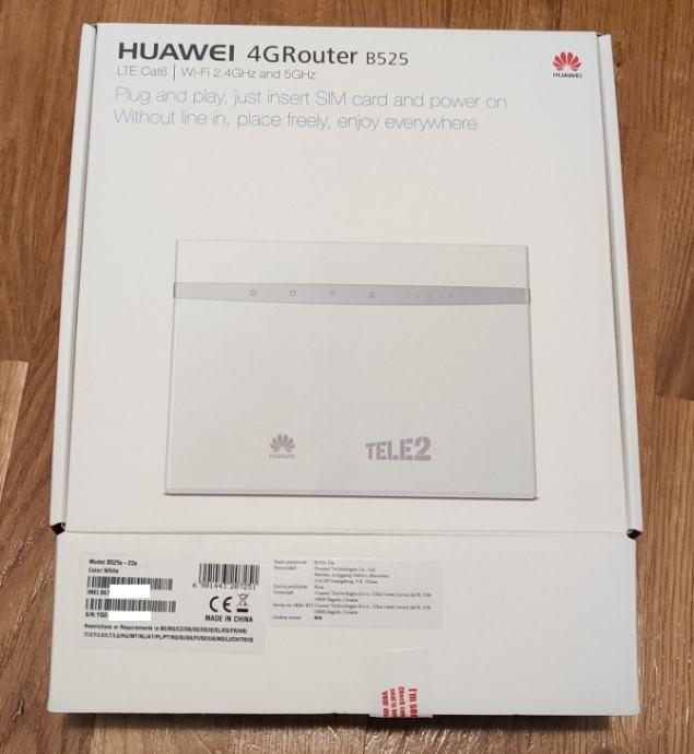 Huawei B525 B525s-23a 4G router modem WiFi WLAN LTE Cat6 otključan
